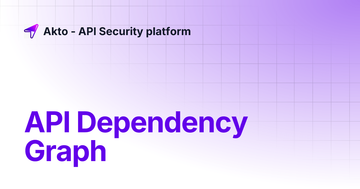 API Dependency Graph | Akto - API Security platform
